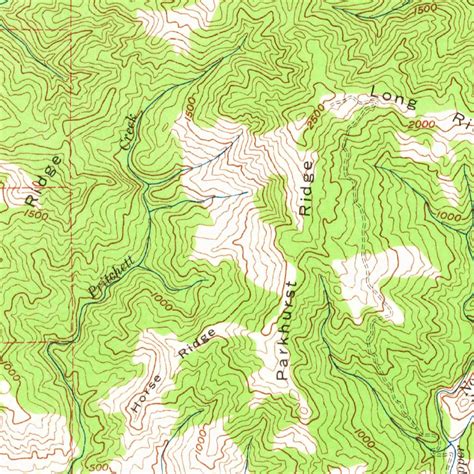 Scotia Ca 1950 62500 Scale Map By United States Geological Survey