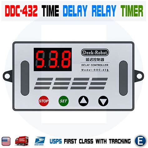 Ddc 432 Time Delay Relay Timer Led Digital Display Dc 5v 30v Dual Mos Eelectronicparts