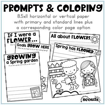 Spring Flower Writing Craft By Primary Scouts Tpt