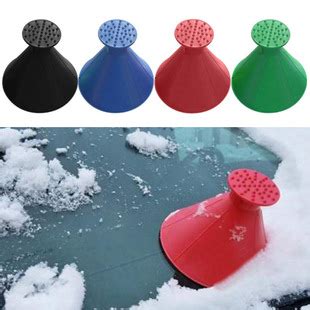 现货挡风玻璃除雪器锥形除冰工具除雪具汽车刮雪器刮冰器厂家直销 阿里巴巴