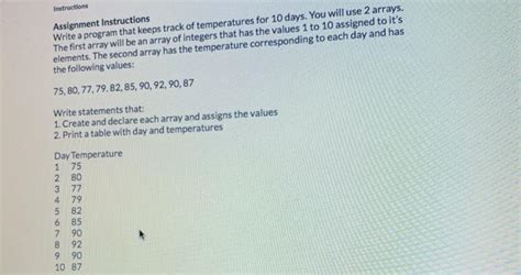 Solved Instructions Assignment Instructions Write A Program