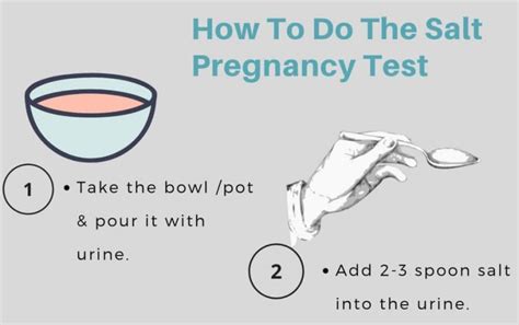 Home Pregnancy Testing With Salt Accuracy And Procedure Explained Babies Carrier
