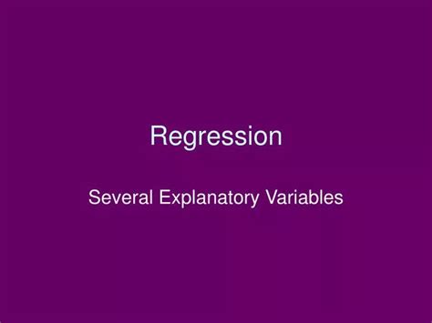 Ppt Regression Powerpoint Presentation Free Download Id5463043