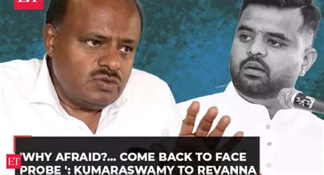 Jds Leader Hd Kumaraswamy Urges Mp Prajwal Revanna To Return To India