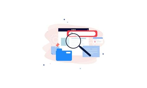 Premium Vector Magnifying Glass With File Searching Vector