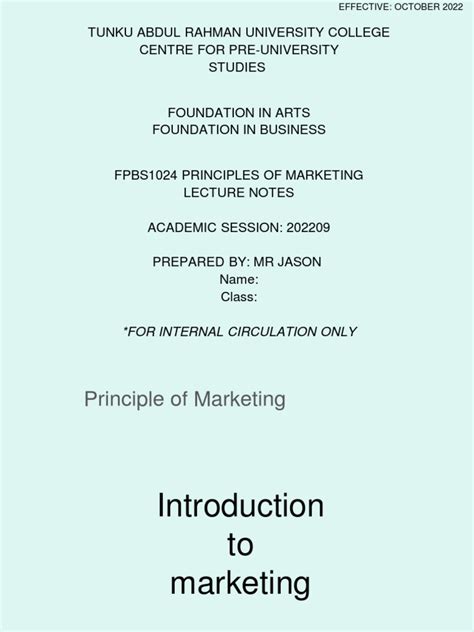 marketing lecture note pdf sampling statistics marketing