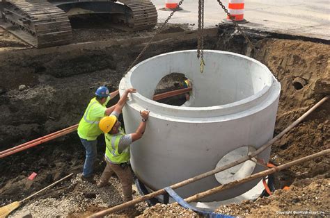 Installation Catch Basins And Curb Inlets Rethink Precast Marketing
