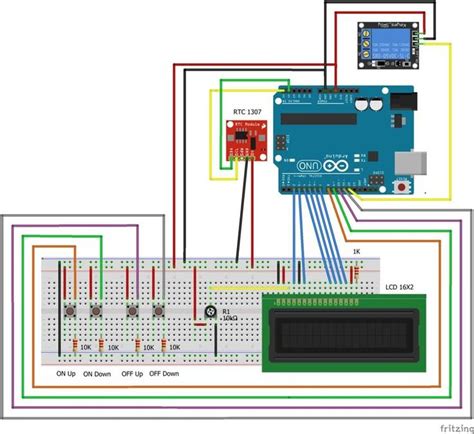 Arduino Timer With Onoff Set Point Arduino Projects Arduino Lcd