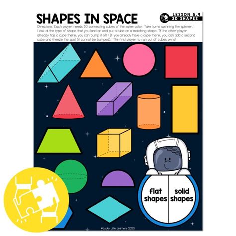 Lucky To Learn Math 1st Grade Geometry Lesson 59 Sorting 3d Shapes Collaboration