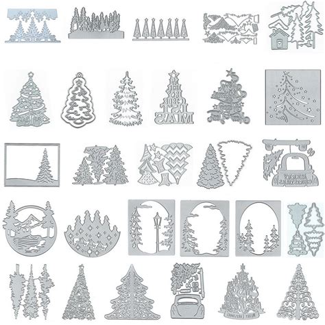 50ชนิดของคริสต์มาสตัดโลหะตายกระดาษลายนูนลายฉลุสมุดการ์ดอวยพรทําเองหัตถกรรมไดคัท Shopee Thailand