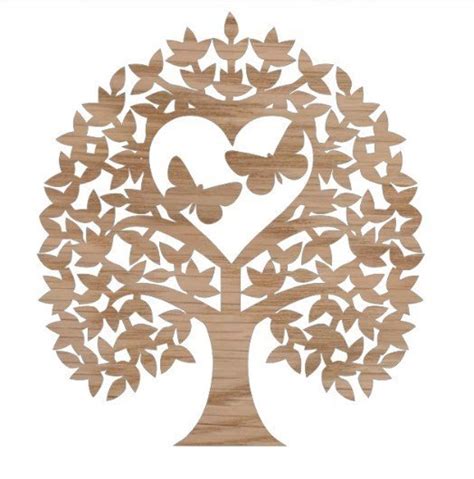 Decorative Tree Of Life Vector File For Laser Cut Free Vector