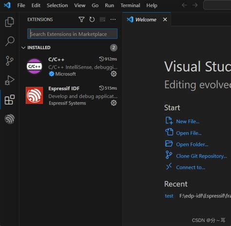 记录vscode和esp Idf开发环境如何搭建esp Idf 51 下载 Csdn博客