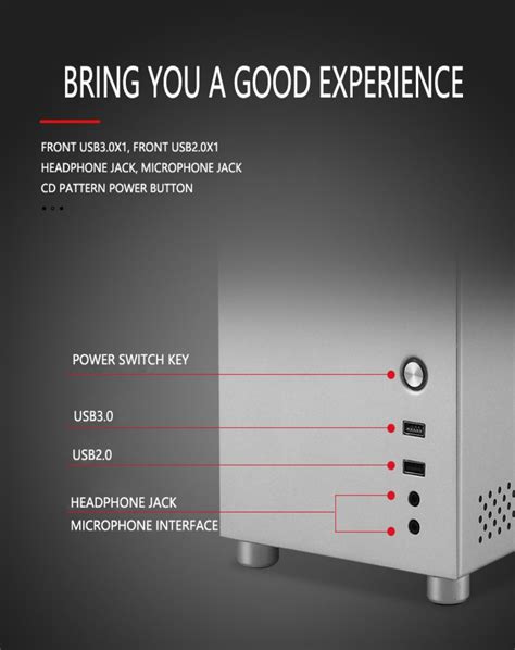 Custom Matx Mainboard Mini Itx Case Htpc Aluminum Pc Micro Atx Case