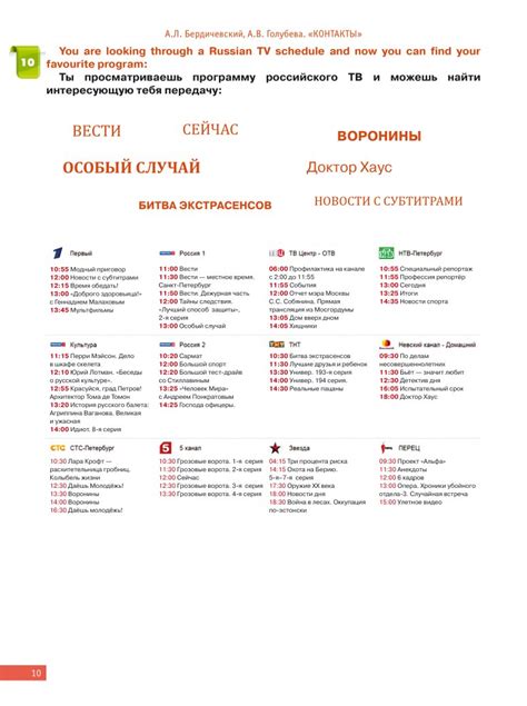 Контакты Учебник русского языка для школьников А Л Бердичевский А В Голубева