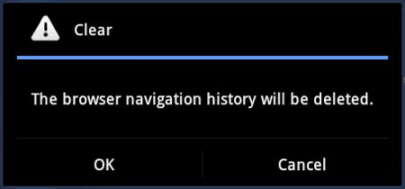 How To Clear The Browsing History On Your Android Tablet Simple Help