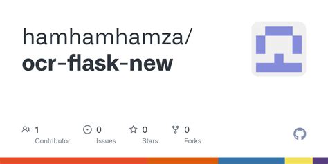Github Hamhamhamzaocr Flask New