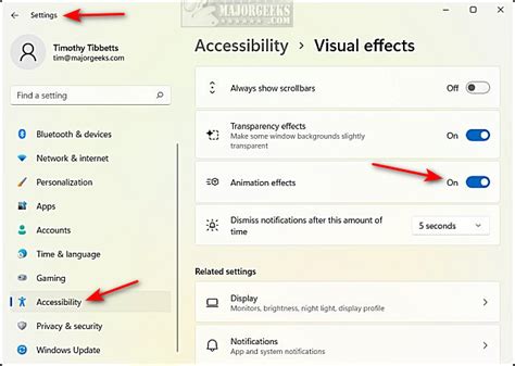 How To Enable Or Disable Animation Effects In Windows MajorGeeks