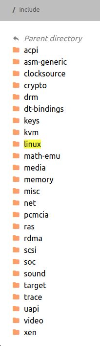 Include Vs Includelinux In Kernel Source Tree Unix And Linux Stack