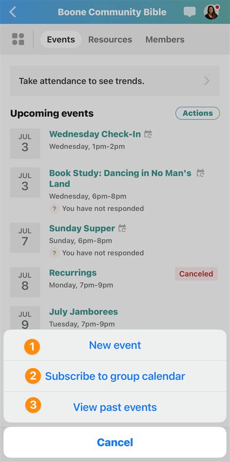Create And Manage Events Church Center