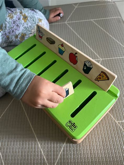 Wooden Classification Box Hobbies And Toys Toys And Games On Carousell