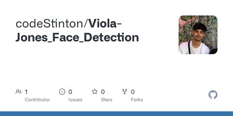 Github Codestintonviola Jonesfacedetection