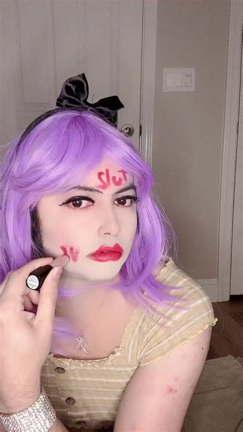Sissy Mira Body Writing