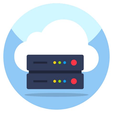 Cloud Server Free Web Icons