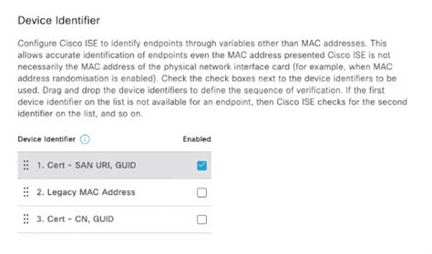 Device Id For Posture Compliance Tracking With Cisco Ise And Meraki
