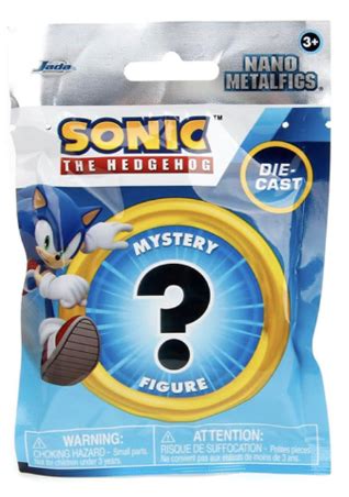 Sonic The Hedgehog Nano Metalfigs Blind Bag Die Cast Figure