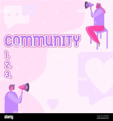 Conceptual Display Community Business Showcase Group Of Showing With A Common Characteristics