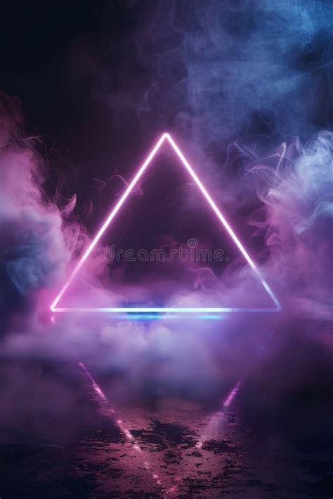 Triangle Floating In Body Of Water Stock Image Image Of Angular Calm