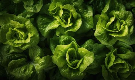 Premium Ai Image Lettuce On A Dark Background Generative Ai