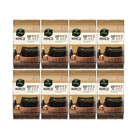 [bibigo] Seasoned Seaweed 5gx8 비비고 햇바삭김 재래김 8p Shopee Singapore