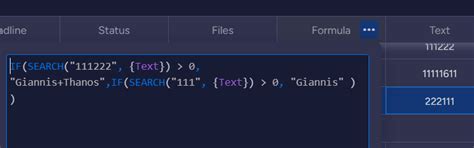 How To Make Formula Column Display Two Values Based On Id Number Column Special Workflows