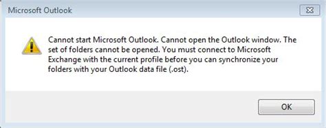 Outlook 2013 Error Cannot Start Microsoft Outlook Cannot