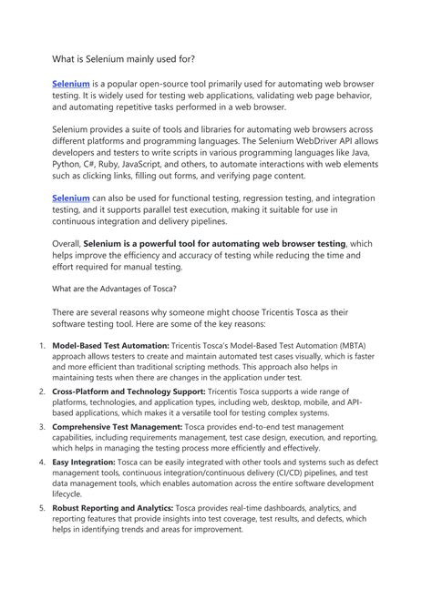 Tosca Vs Seleniumpdf