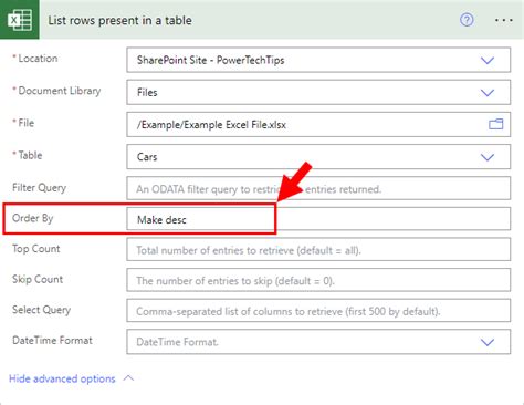 3 Ways To Sort An Excel Table In Power Automate Power Tech Tips