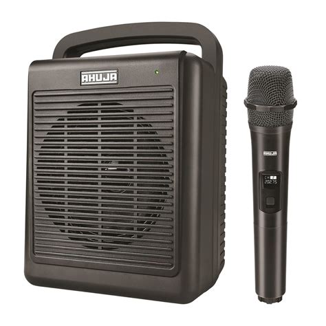 Ahuja Wp 225 Portable Speaker With Wireless Hand Microphone Paras Pro