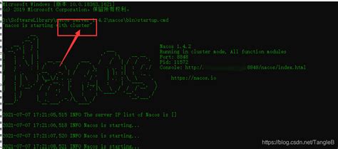 Nacos启动报错 Db Load Error Load Jdbcproperties Errornacos Db Load Error