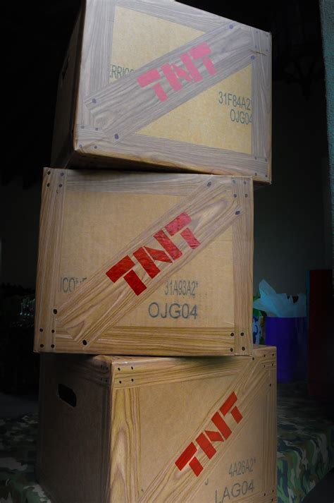 Tnt Prop Boxes For Dinosaur Party
