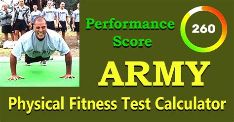 Army Physical Fitness Test Calculator Apft Cgpa Calculator