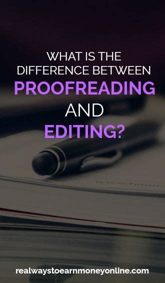 What Is The Difference Between A Proofreader An Editor Artofit