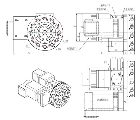 D Series Axial Servo Power Tooling Turret CNC Turret Manufacturer Supplier In China