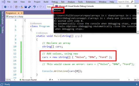 آرایه ها در سی شارپ سی شارپ کد