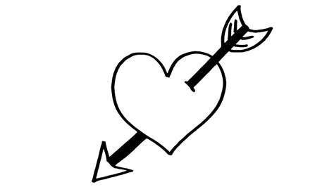 How To Draw Heart With Arrow Electricitytax24