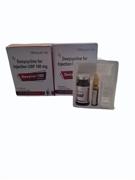 Doxycycline Injection 100mg At ₹ 56295vial In Jhansi Id 2855853762430