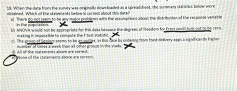 Solved Explain Why The Other Answers Were Not Correct Chegg