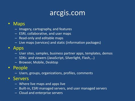 Ppt Arcgis And The Web Powerpoint Presentation Free Download Id5791400