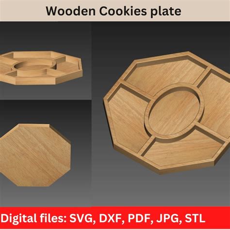 Cnc Wooden Plates Etsy