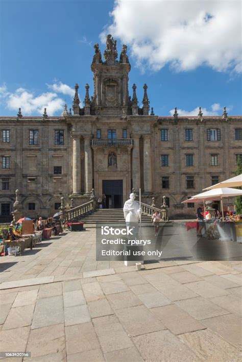 산 마르티노 Pinario 산티아고 데 콤 포 스텔라 스페인의 수녀원에서 스트리트 아티스트 갈리시아에 대한 스톡 사진 및 기타 이미지 Istock